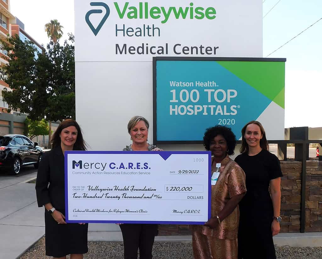 Valleywise Health Foundation gets $220,000 grant from Mercy C.A.R.E.S ...