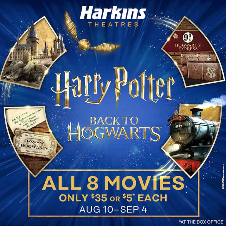 Harkins Theatres hosts Harry Potter ‘Back to Hogwarts’ series - Arizona ...