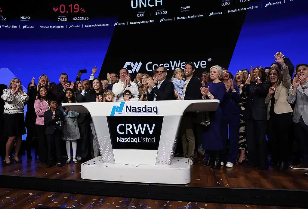 CoreWeave valued at $23 billion in muted Nasdaq debut - Arizona Digital ...