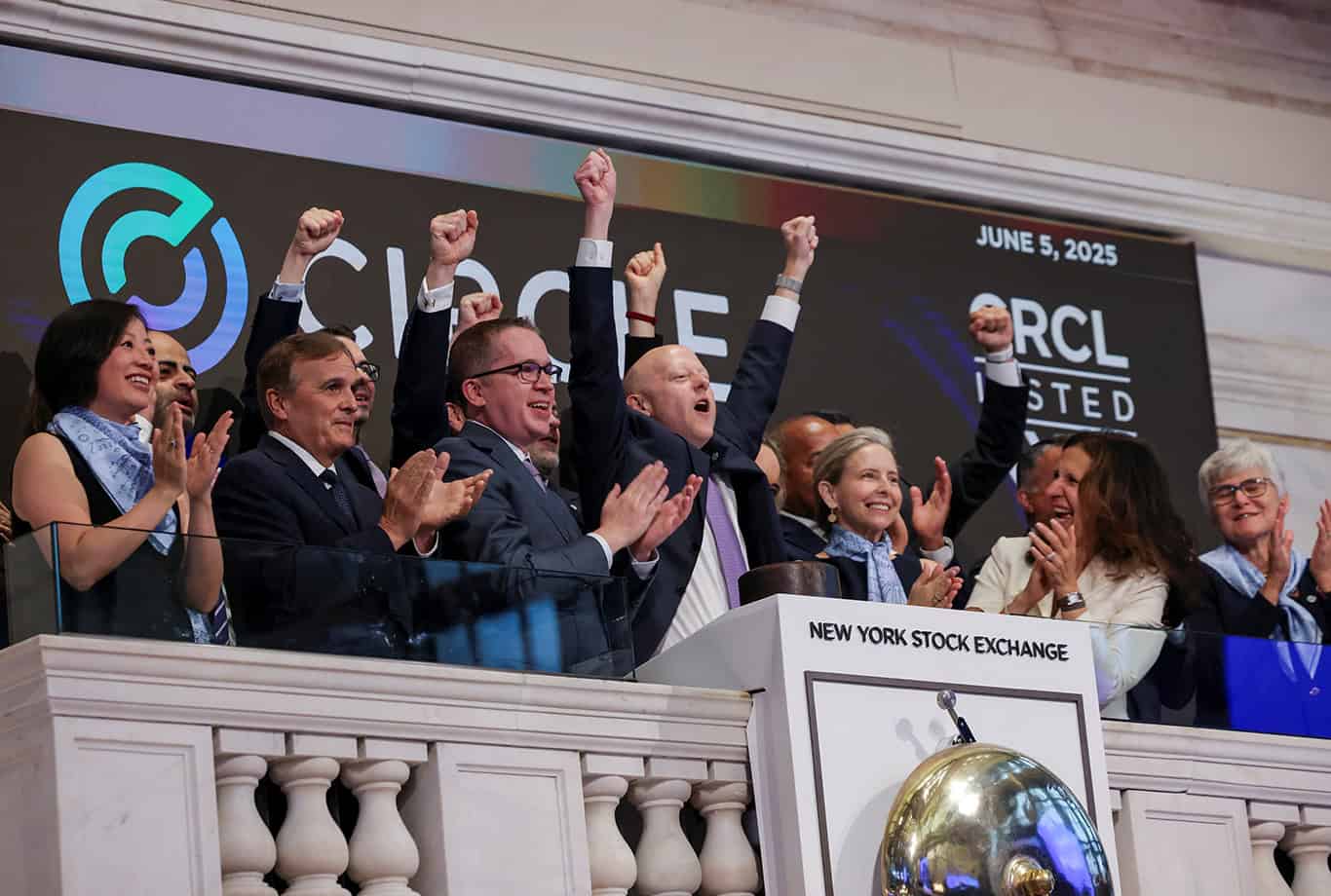 Stablecoin giant Circle's shares surge in blowout NYSE debut - Arizona ...